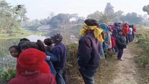 मुजफ्फरपुर के लखनदेई नदी में डूबने से बुजुर्ग महिला की मौत, पैर फिसलने ...